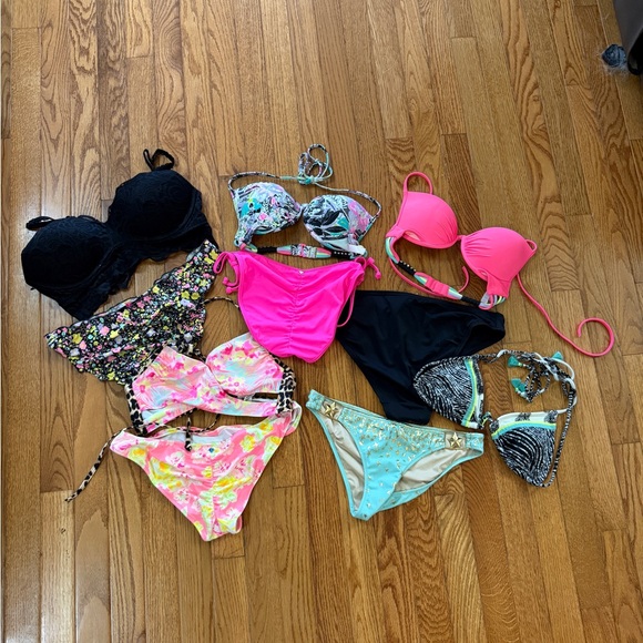 Victoria's Secret | Swim | Lot Of Victorias Secret And Pink Swim Small ...